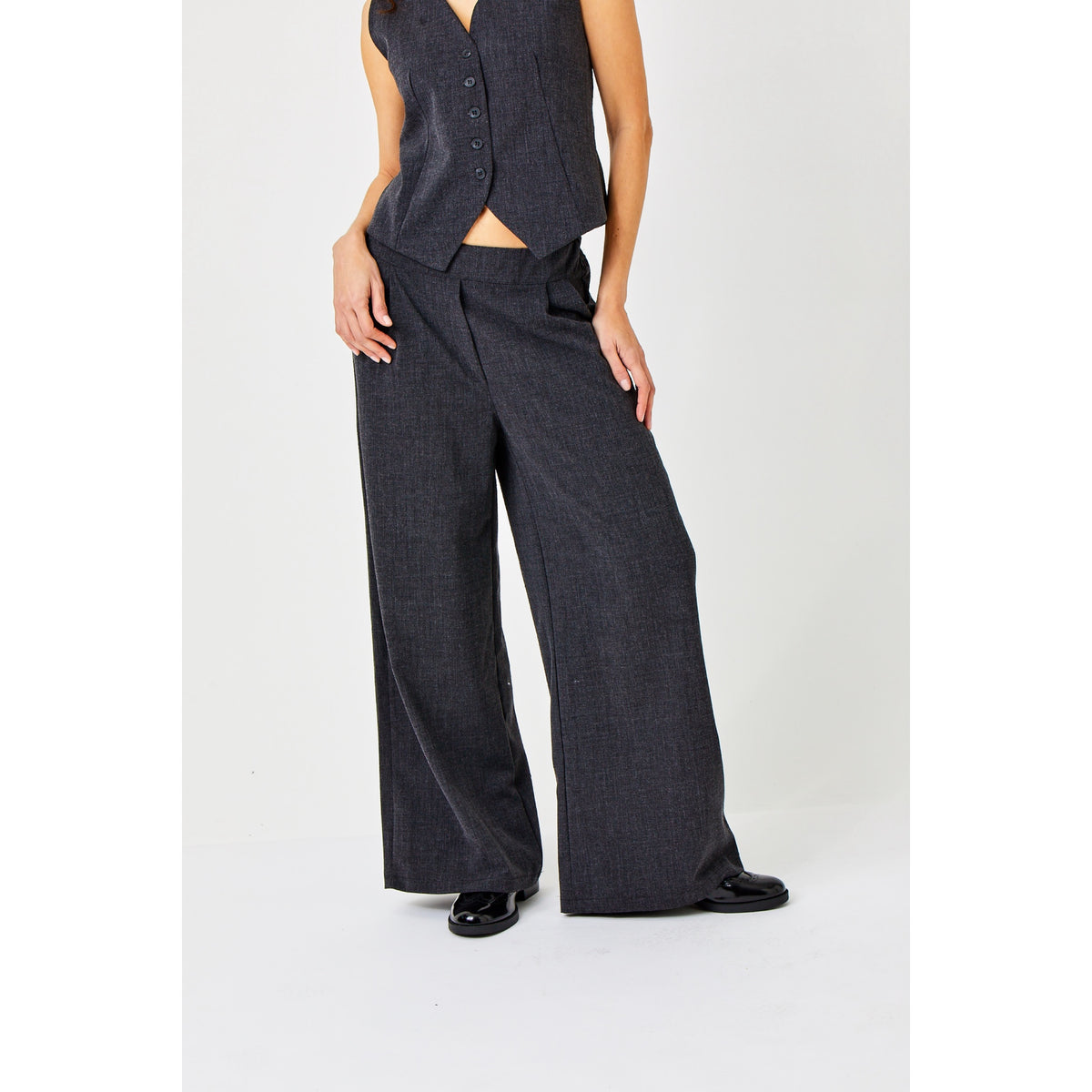 Suzy D JOANA PLAIN Flared Trousers – Precious at whalley