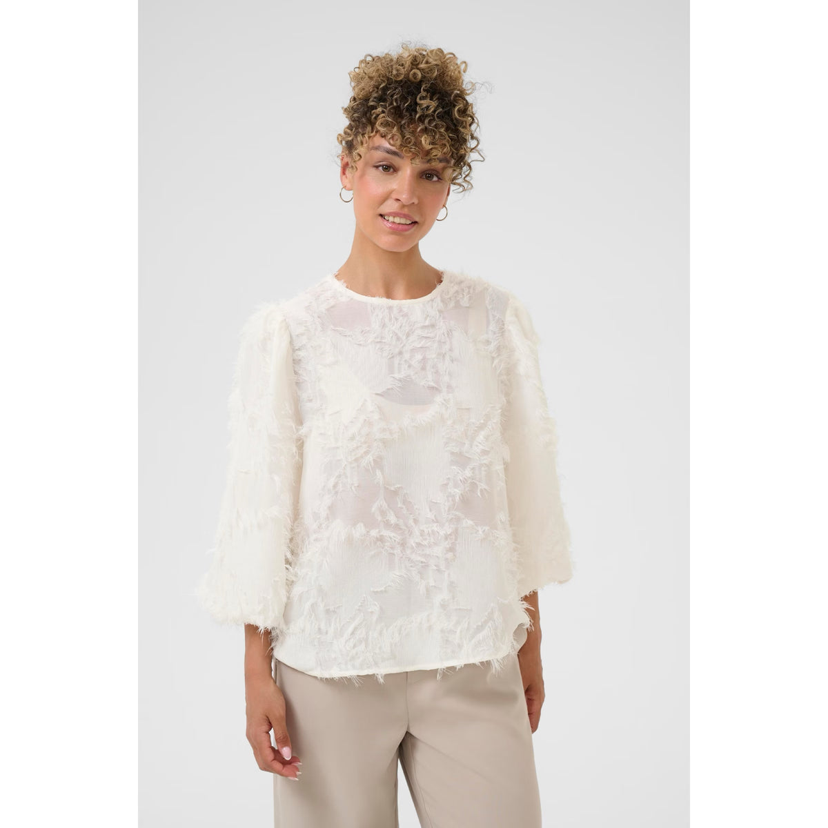 Cream Freja Blouse – Precious at whalley